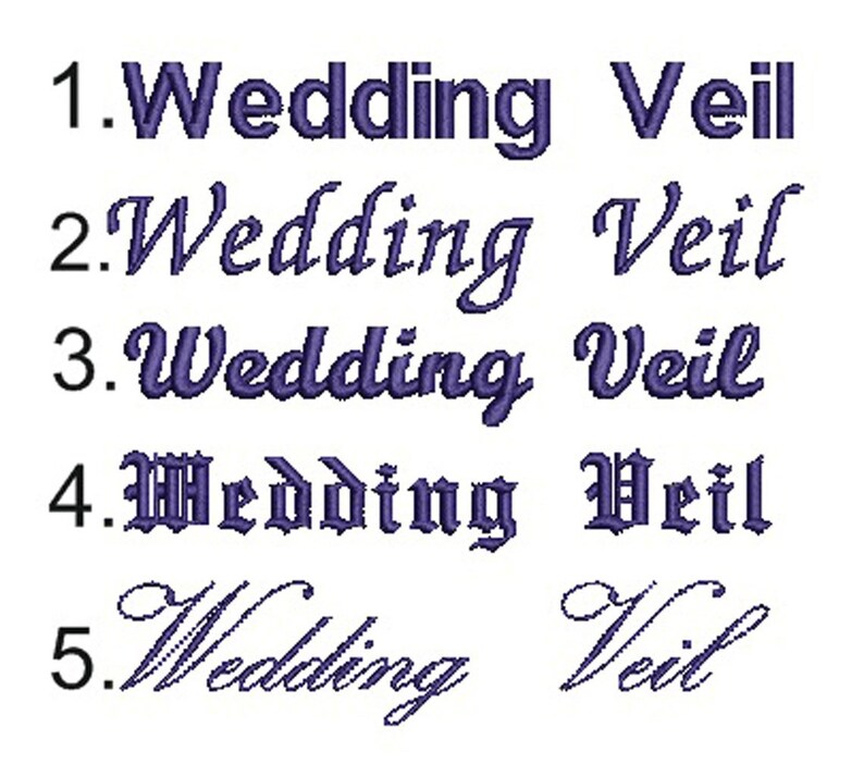 Personalized Wedding Veil With Text Wedding Veil Words Height - Etsy