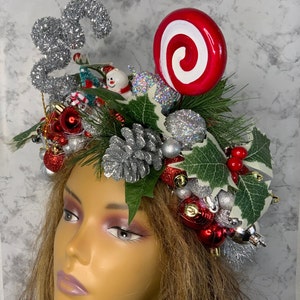 Christmas Party Crown Winter Holiday Crown Christmas Party Headpiece ...