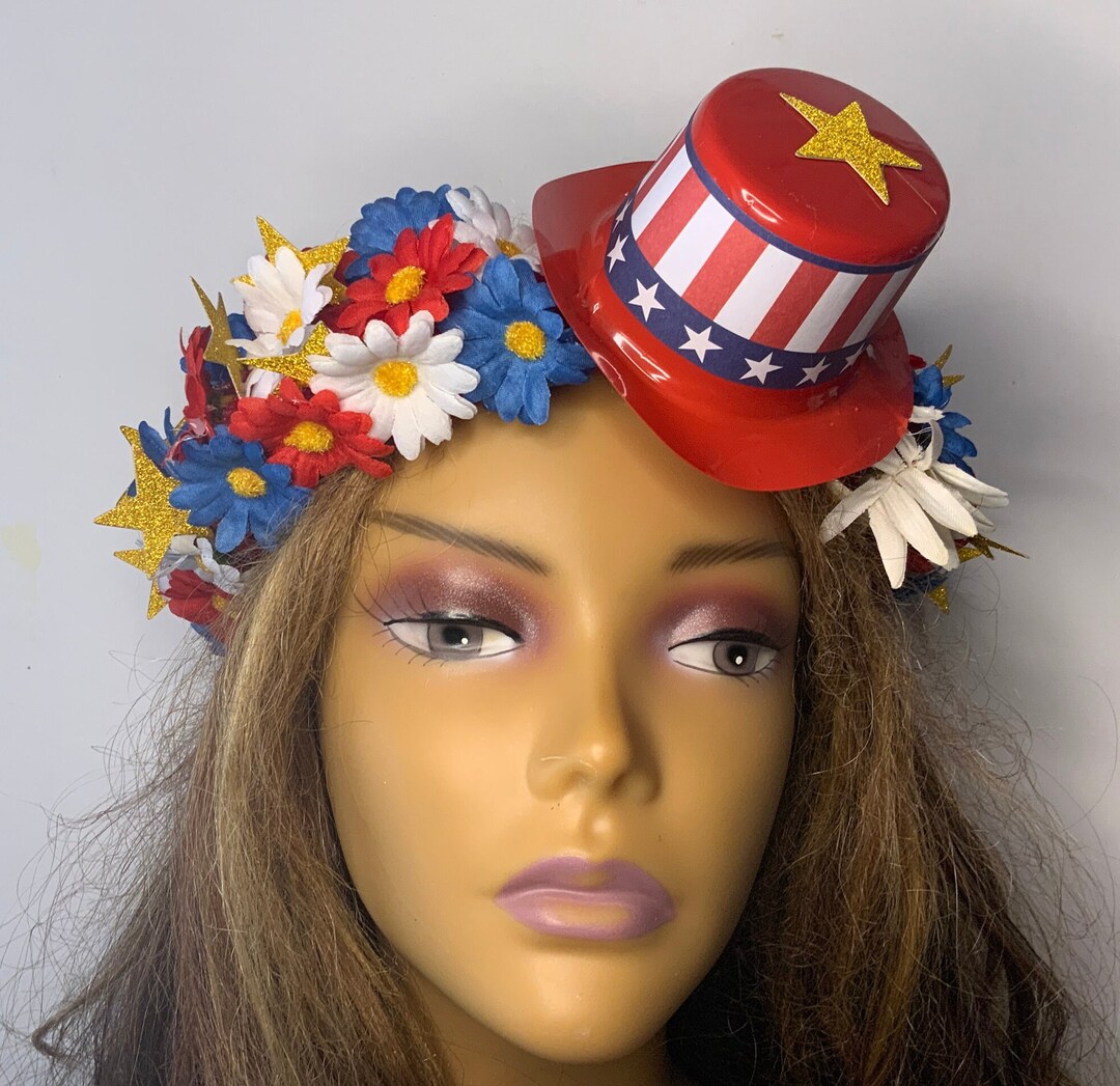 USA Crown 4th of July Crown Patriotic Crown Memorial Day - Etsy