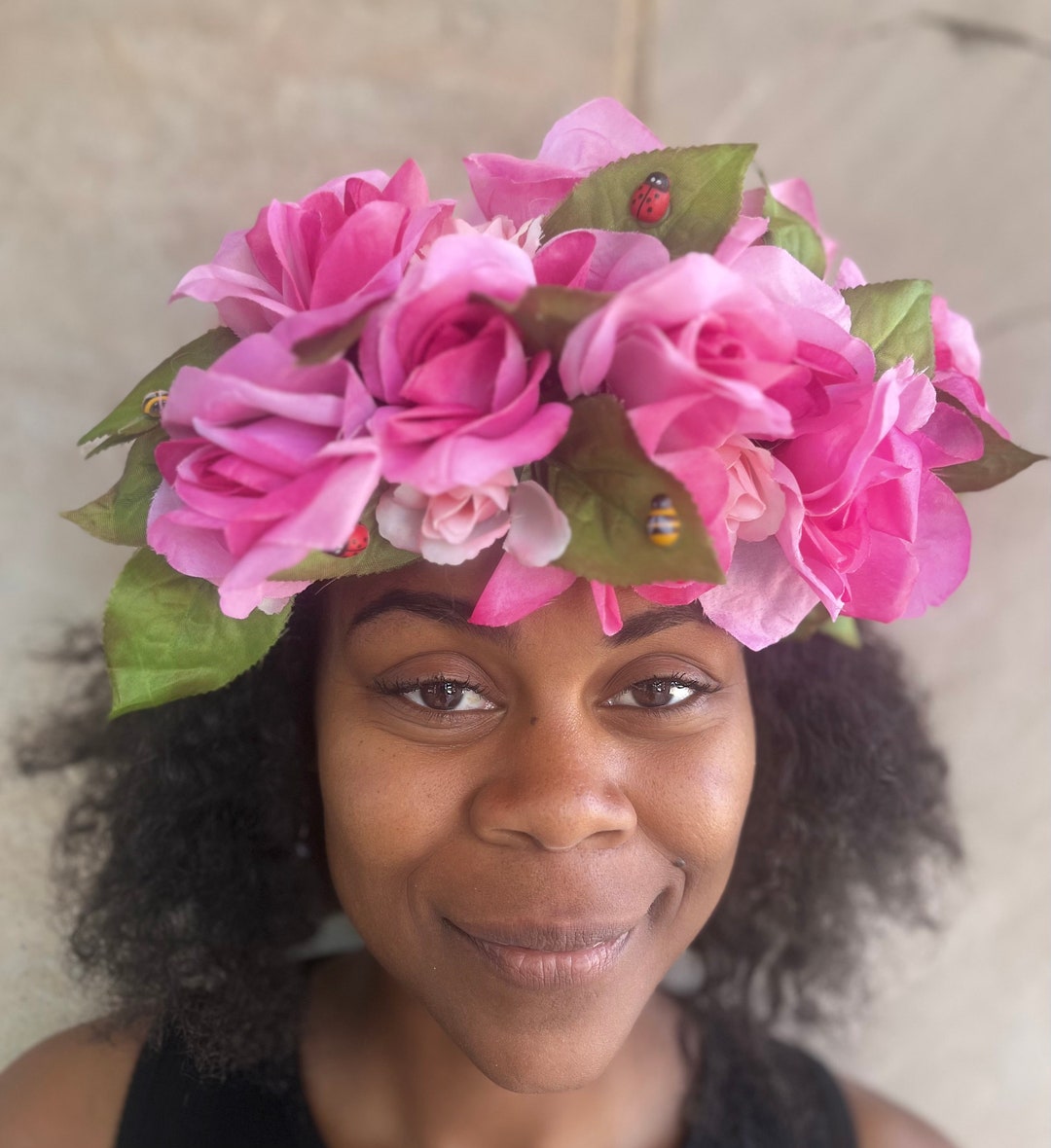 Coachella Crown Wedding Floral Crown , Bright Bohemian Flower Crown ...
