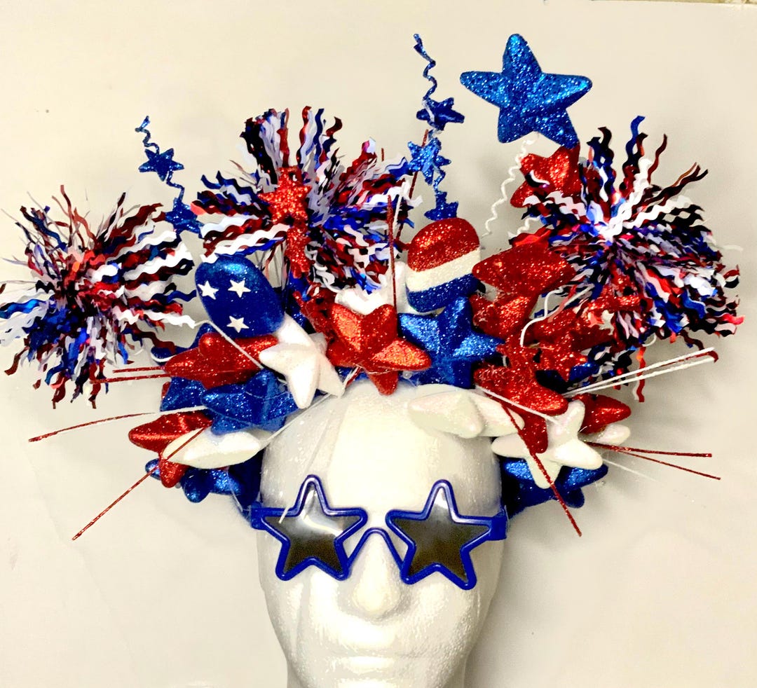 4th of July Party Crown Independence Day Headband 4th of July ...