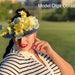 Floral Visor Flower Summer Visor Golf Floral Visor Golf Visor - Etsy