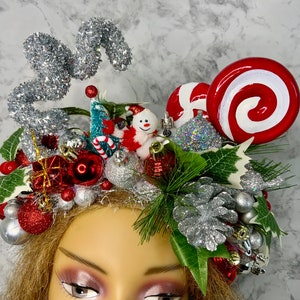 Christmas Party Crown Winter Holiday Crown Christmas Party Headpiece ...