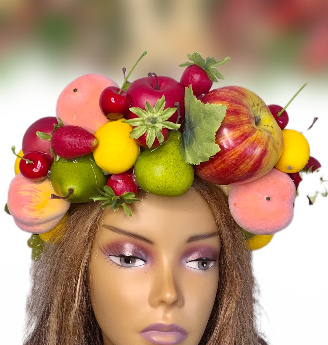 Coachella Crown Party Fruit/berry Theme Headband Party Headwear Fruits ...