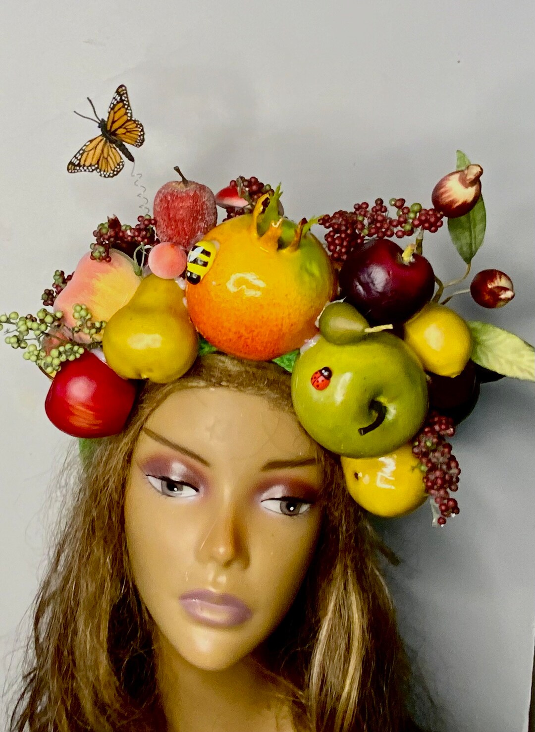 Fruit Theme Party Crown Tutti-frutti Party Headpiece Headband for Fruit ...