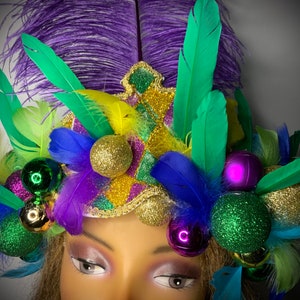 Mardi Gras Headband, Mardi Gras Crown, Mardi Gras Headpiece, Mardi Gras ...