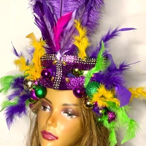 Mardi Gras Headband, Mardi Gras Crown, Mardi Gras Headpiece, Mardi Gras ...