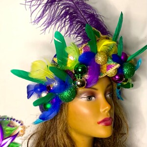 Mardi Gras Headband, Mardi Gras Crown, Mardi Gras Headpiece, Mardi Gras ...
