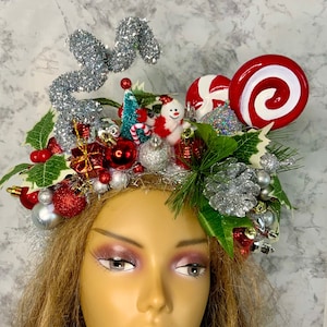 Christmas Party Crown Winter Holiday Crown Christmas Party Headpiece ...
