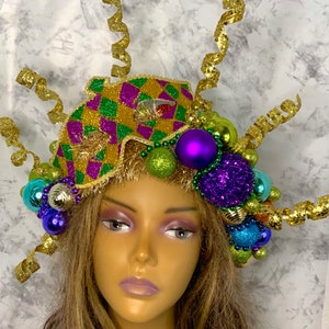 Mardi Gras Headband, Mardi Gras Crown, Mardi Gras Headpiece, Mardi Gras ...