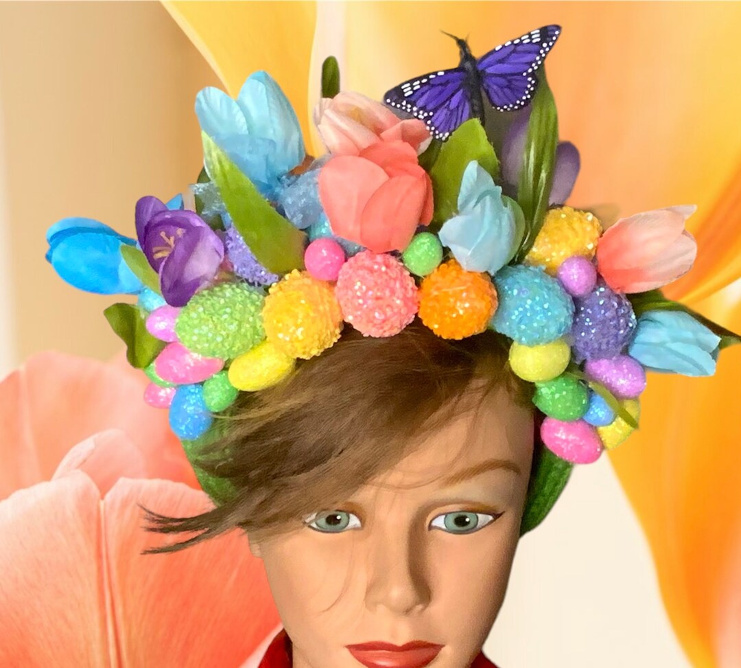 Easter Headband Kids Easter Floral Headband Ester Headpiece Easter ...