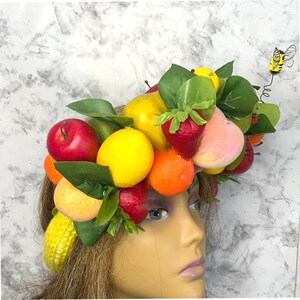 Coachella Crown Party Fruit/berry Crown Headband Party Headwear Fruits ...