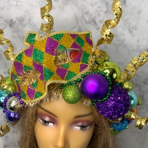 Mardi Gras Headband, Mardi Gras Crown, Mardi Gras Headpiece, Mardi Gras ...
