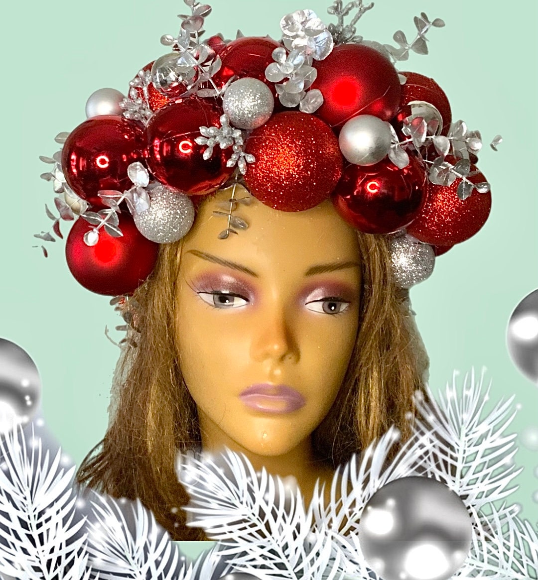 Christmas Crown Christmas Party Headwear Holiday Party Crown Christmas ...