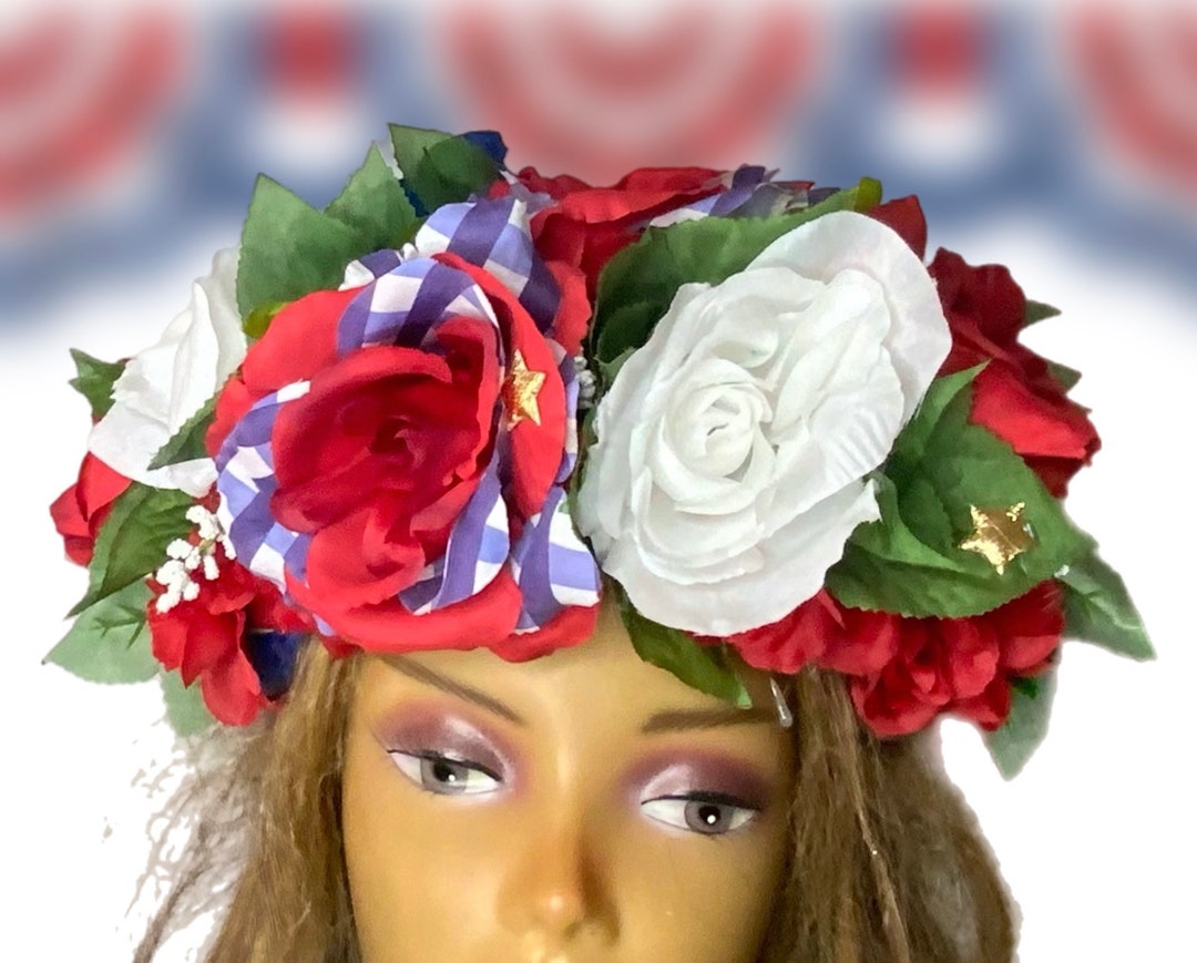 USA Crown, 4th of July Crown, Patriotic Crown, Memorial Day Headdress ...