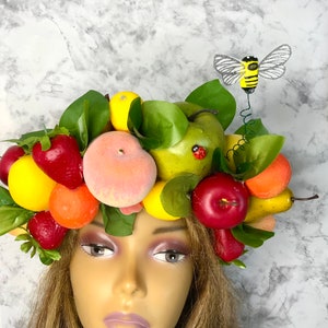 Coachella Crown Party Fruit/berry Crown Headband Party Headwear Fruits ...