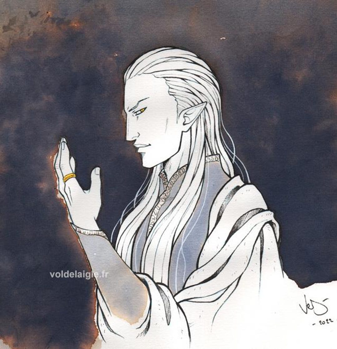Original Drawing : Sauron From Lord of the Rings - Etsy