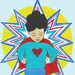Super Boy Card - Mixed Race Boy Card - Card for Boys With Positive ...