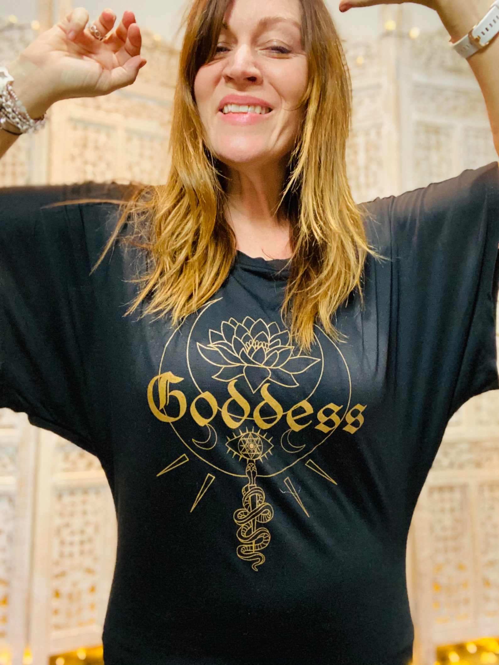 Goddess Top Goddess clothing Goddess T shirt bat wing | Etsy
