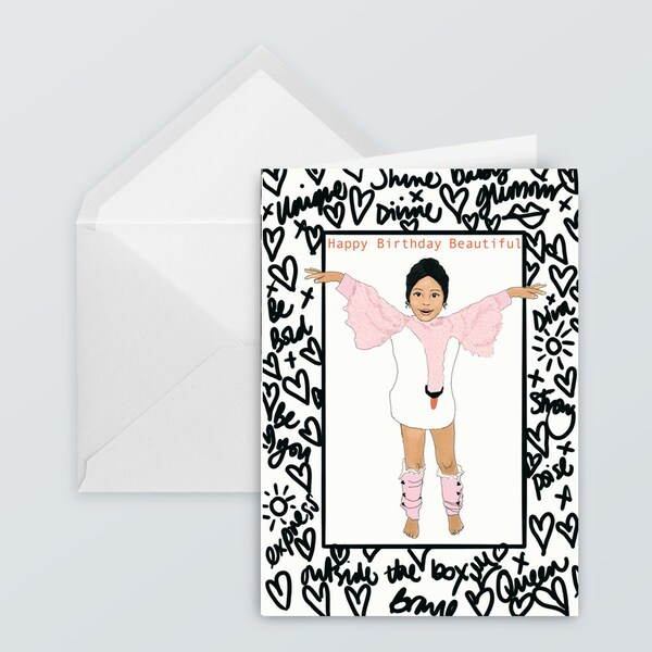 Diva Birthday Card - Etsy
