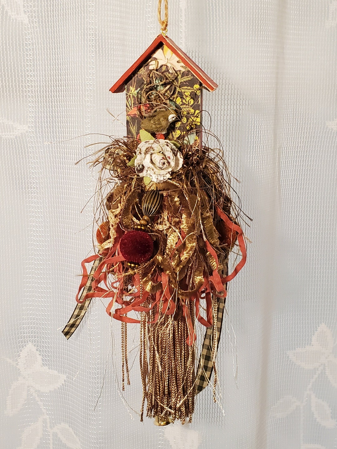 The Secret Garden Birdhouse Tassel Decorative Designer Tassel Handmade ...