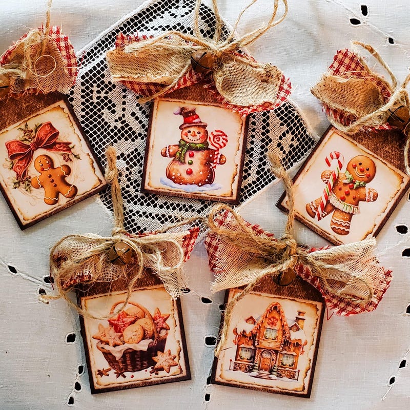 Primitive Tags - Etsy