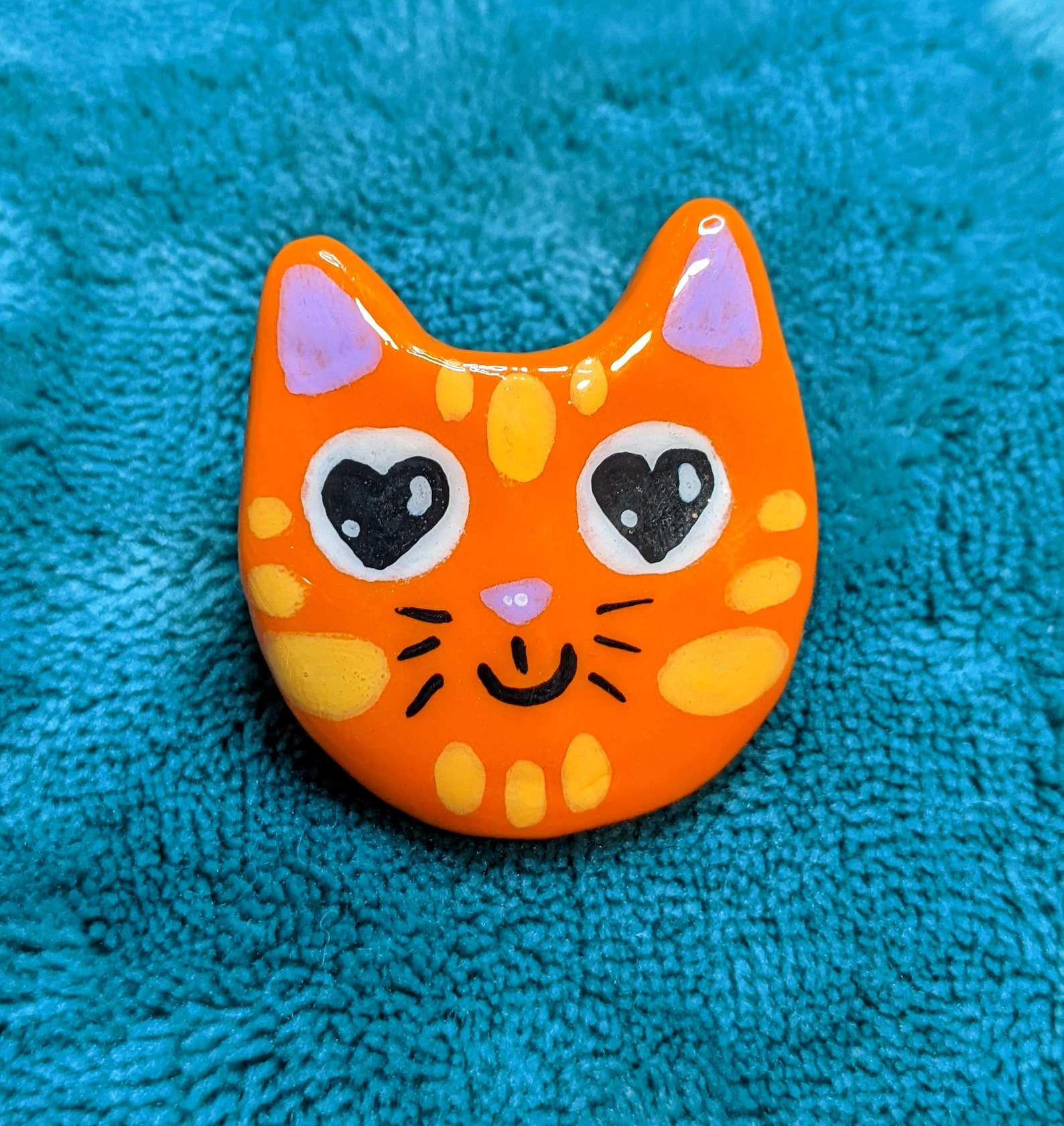 Adorable Clay Pins, Cat Pins, Handmade Pins, Cute Pins, Ooak Pins ...
