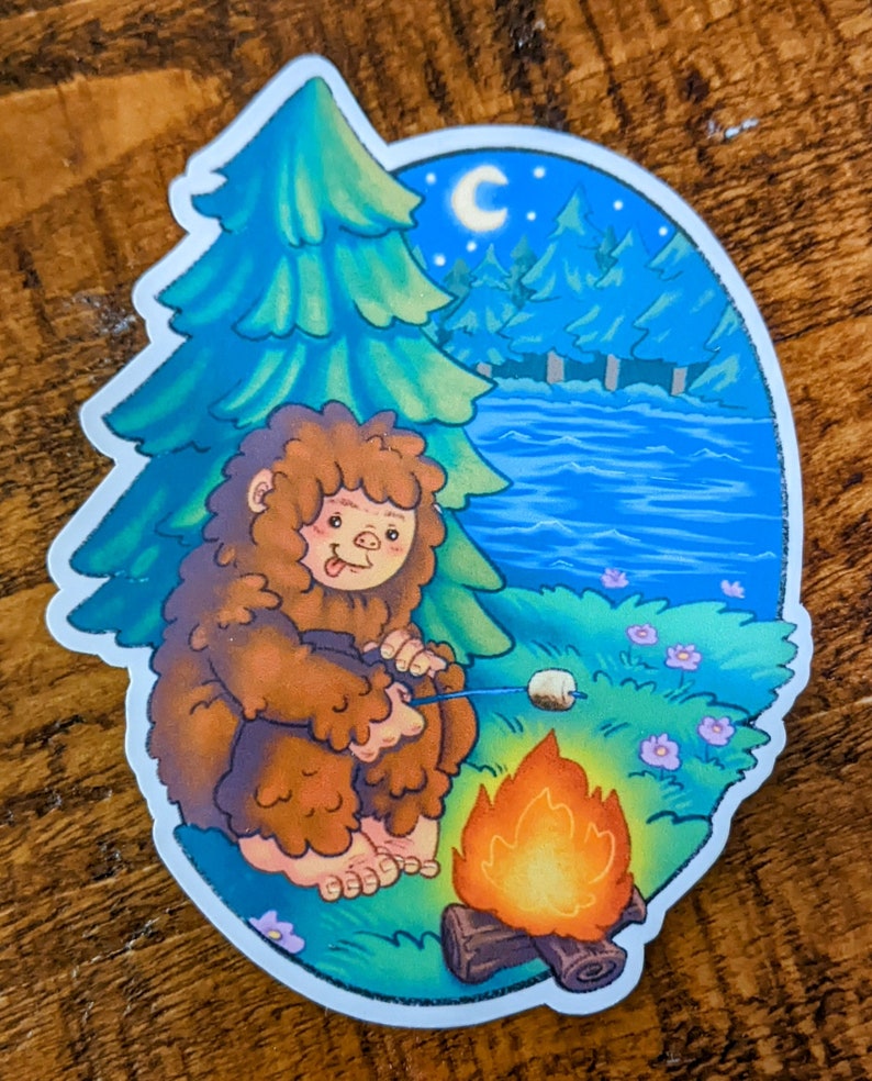 Cute Cryptid Stickers Cthulhu Pukwudgie Loch Ness Monster - Etsy