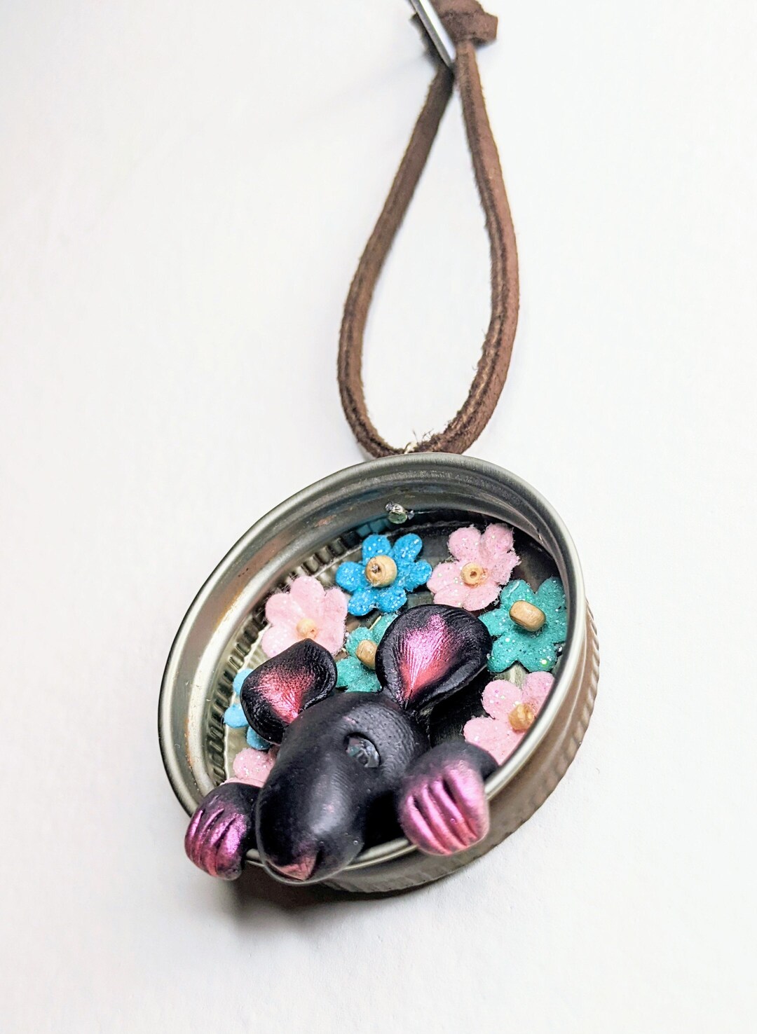 Cute Pet Rat Ornament, Fancy Rat, Mouse Figure, Pet Memorial, Trinket ...