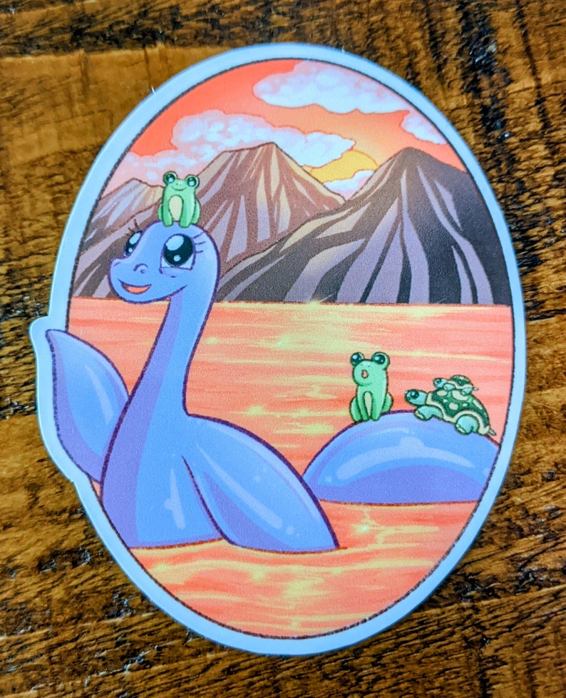 Cute Cryptid Stickers Cthulhu Pukwudgie Loch Ness Monster - Etsy