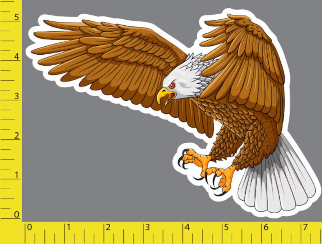 Flying Eagle 091923 Laminated Sticker/decal (water/scratch Proof) - Etsy