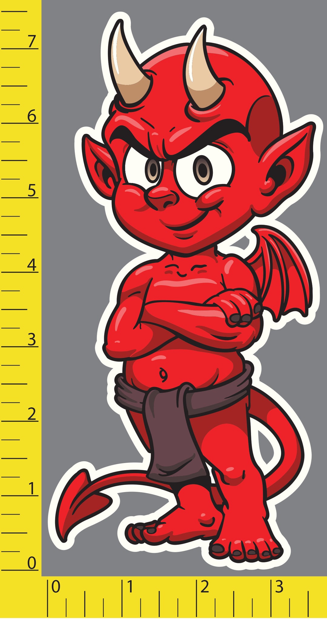 Lil Devil 030924 Laminated Sticker/decal (water/scratch Proof) - Etsy