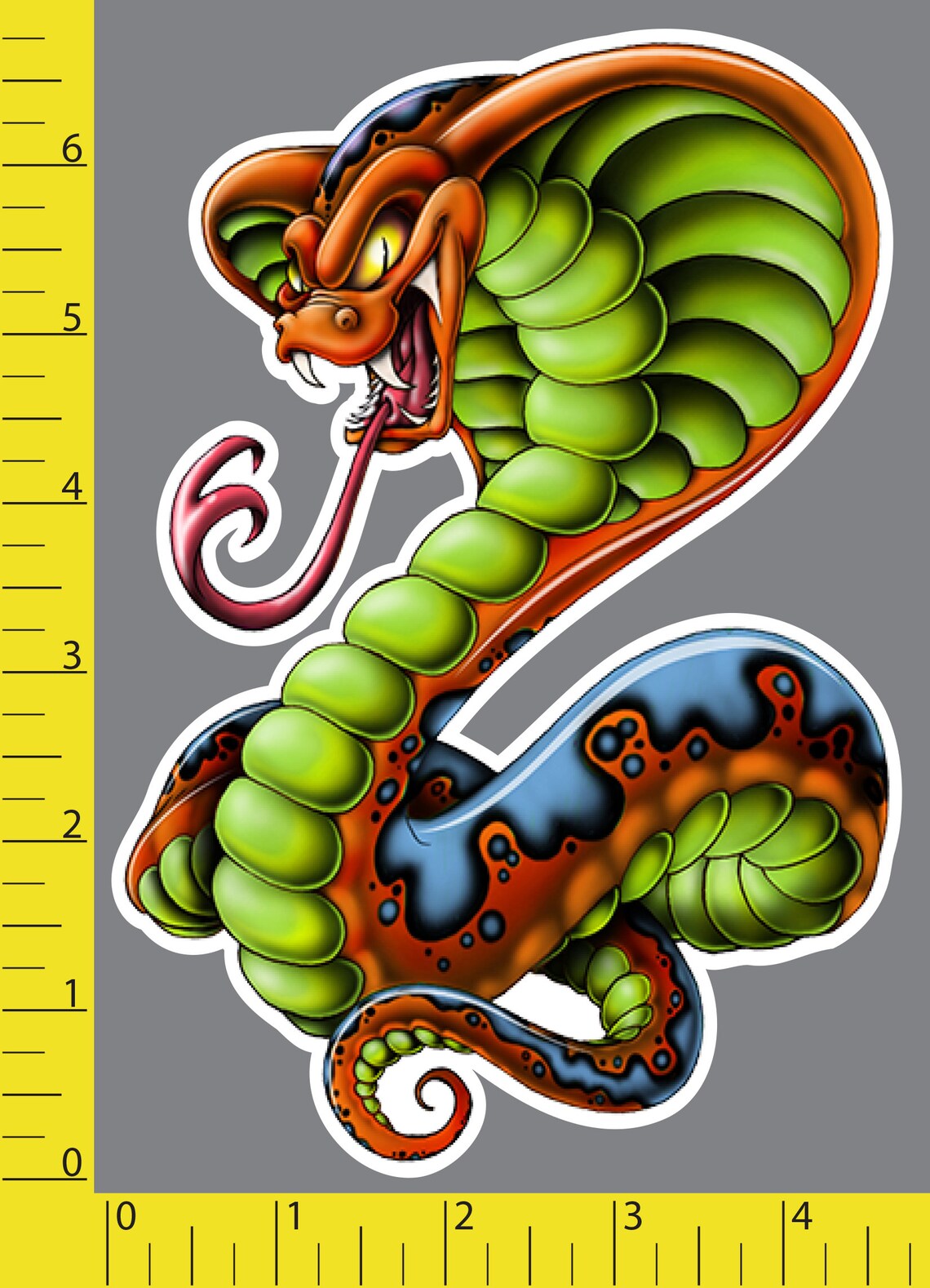 King Cobra 030224 Laminated Sticker/decal (water/scratch Proof) - Etsy