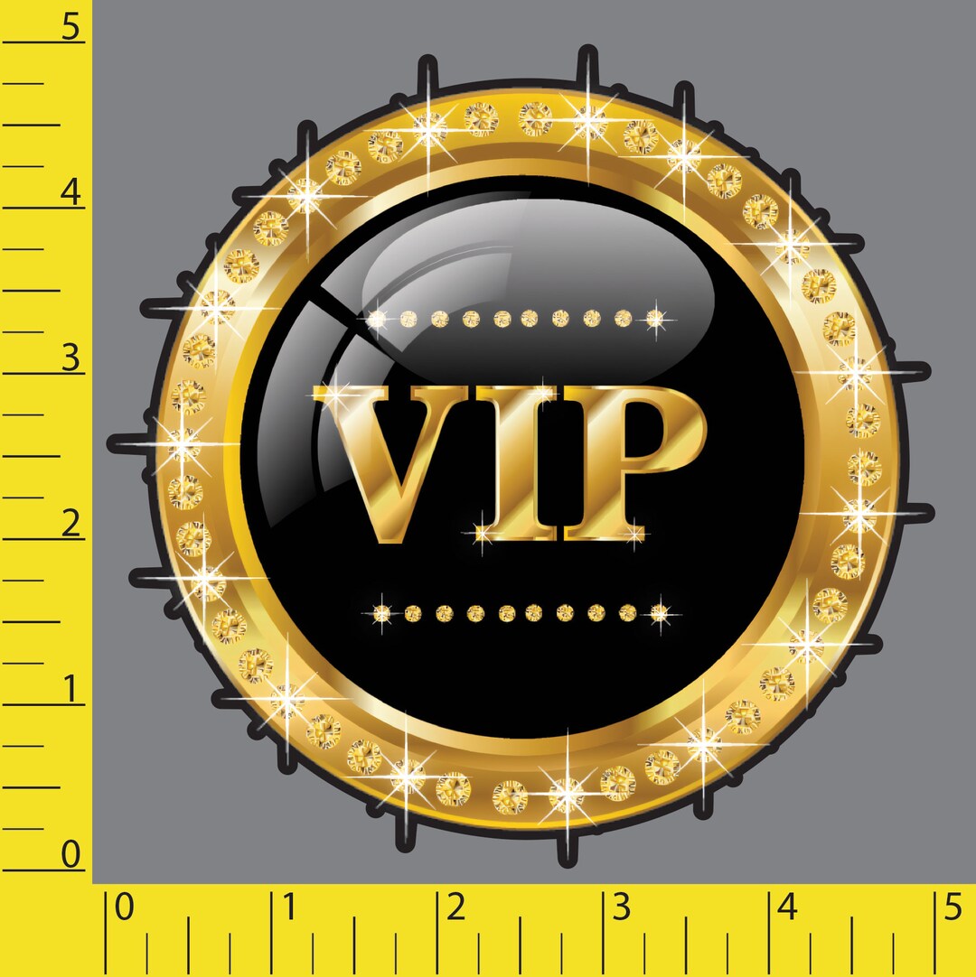 VIP 021424 Laminated Sticker/decal (water/scratch Proof) - Etsy