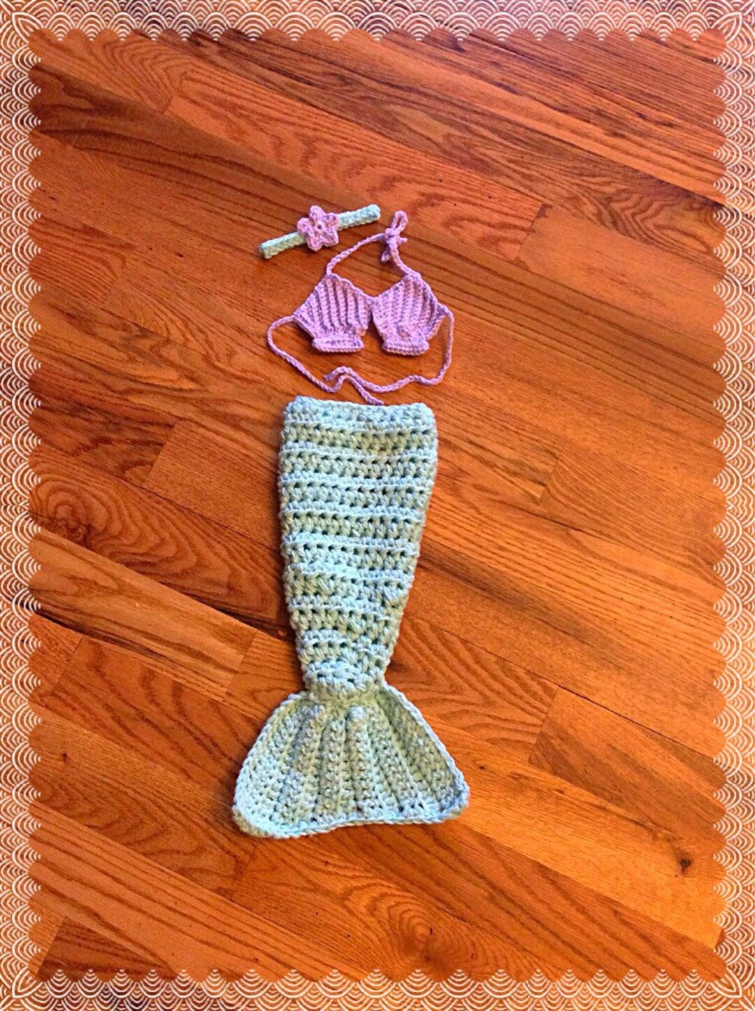 3 Piece Mermaid Set - Etsy