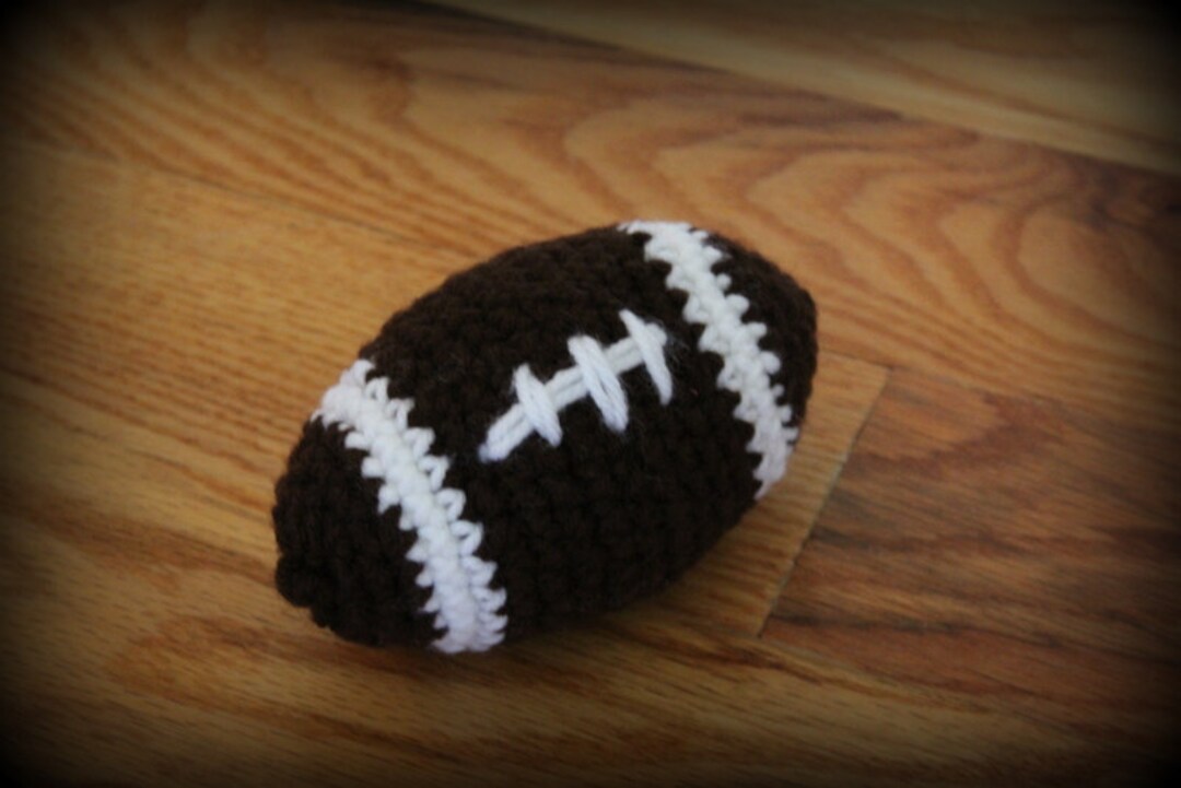 Small Football, Crochet Football, Baby Toy, Stuffed Football, Baby Gift ...