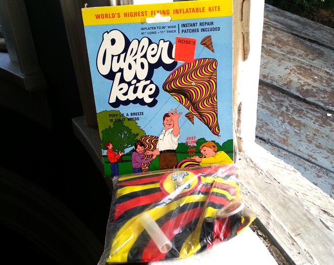 Rare PUFFER KITE - Still in Original Package - Vintage 1967 Worlds ...
