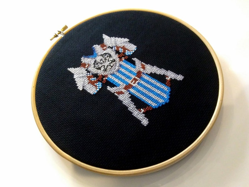 Dragon Age Grey Warden Armor Cross Stitch Pattern - Etsy