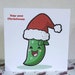 Funny Christmas Card 'hap-pea Christmas' Laughing Cartoon Pea Pod in ...