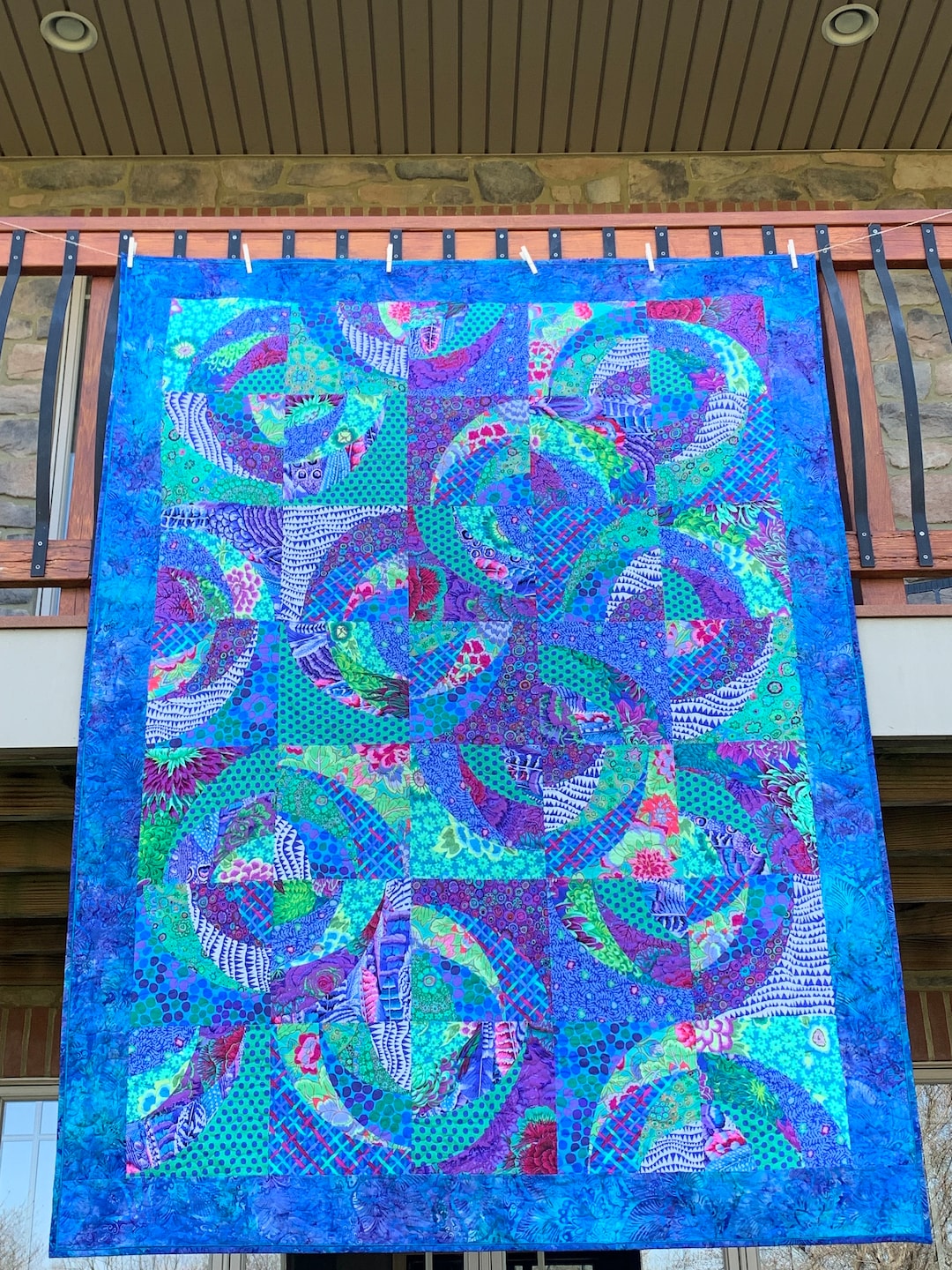 Blue Onion Quilt - Etsy