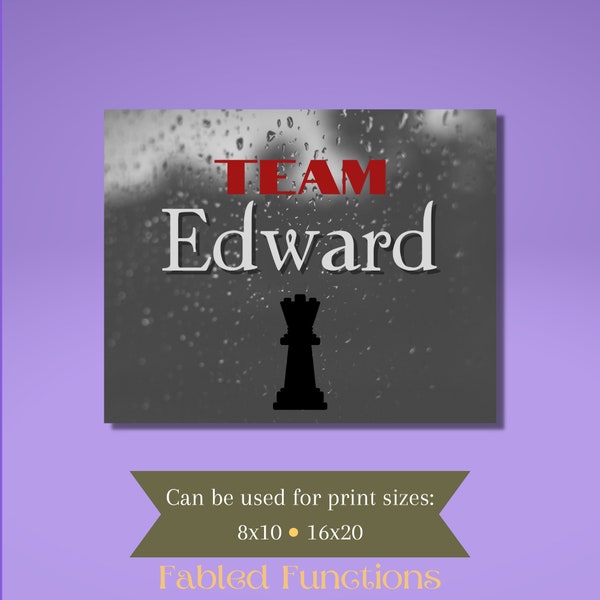 Team Edward - Etsy