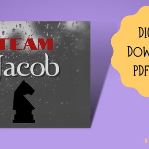 Twilight: Team Jacob Sign, Instant Digital Download - Etsy