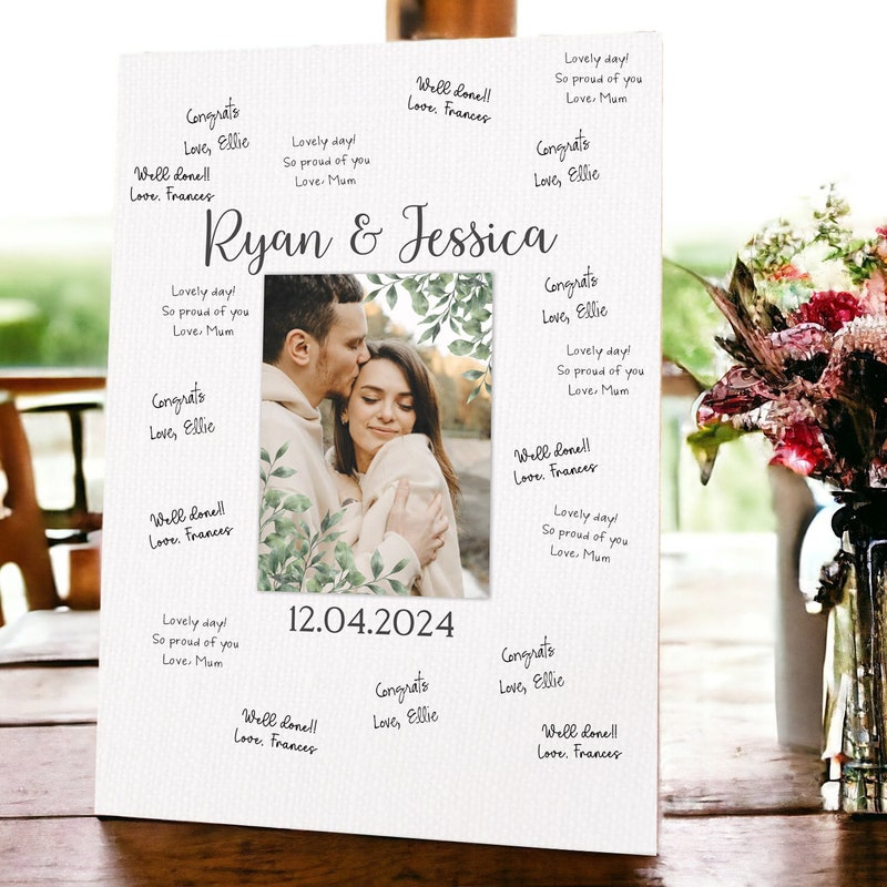 Guest Book Frame - Etsy