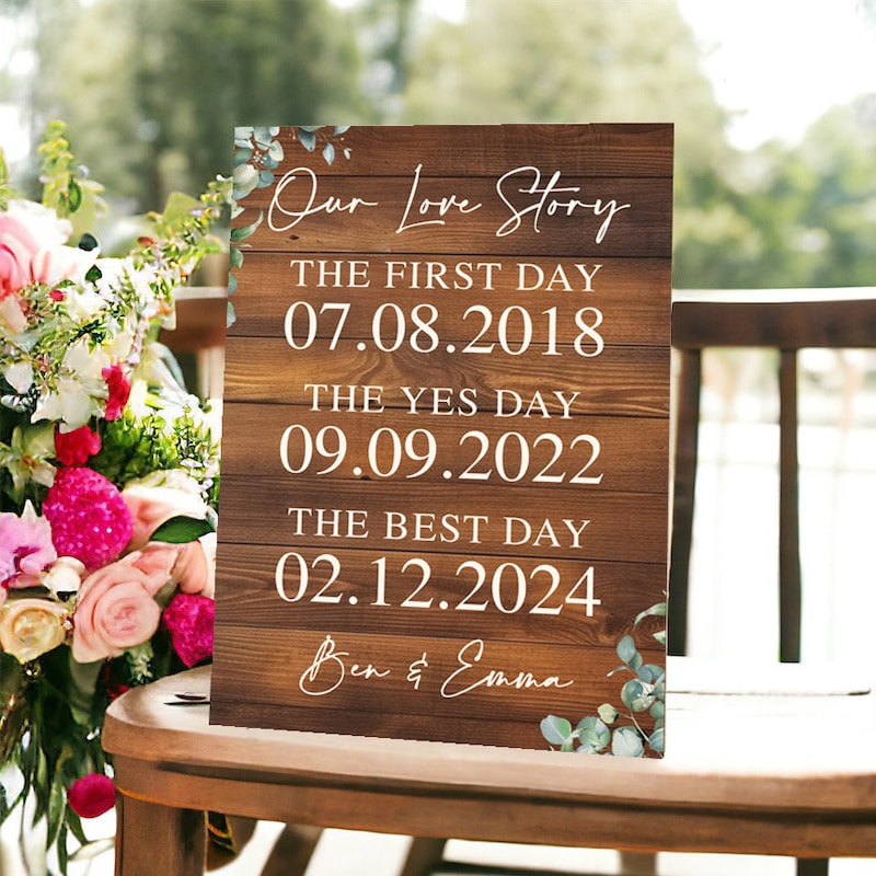 Our Story Sign - Etsy