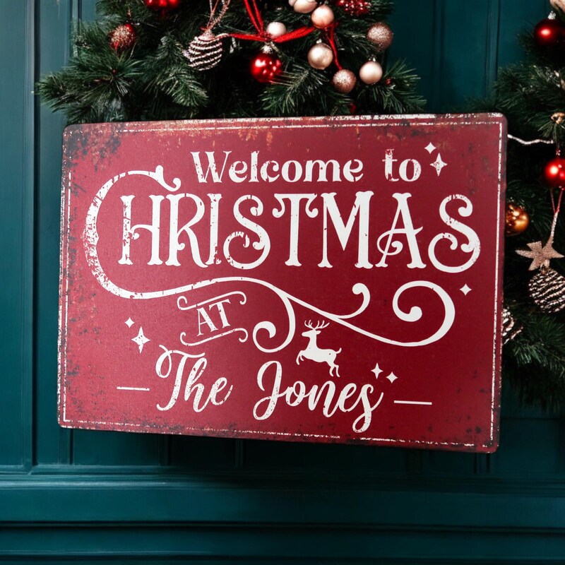 Personalized Christmas Signs - Etsy