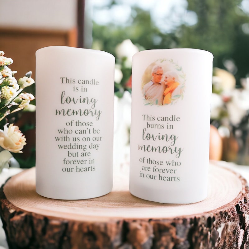 Wedding Memorial Candle - Etsy