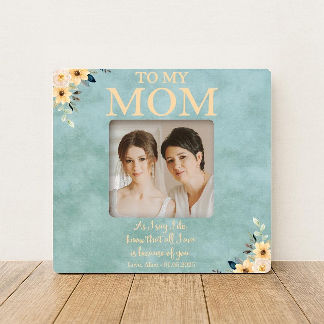 Personalised Mom Wedding Frame - Etsy