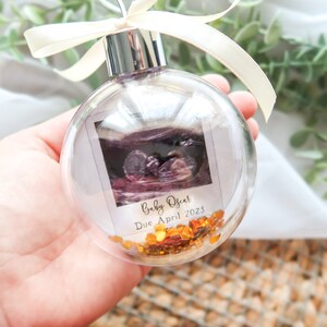 Scan Bauble Bumps First Christmas Ornament Pregnant Christmas Ornament ...