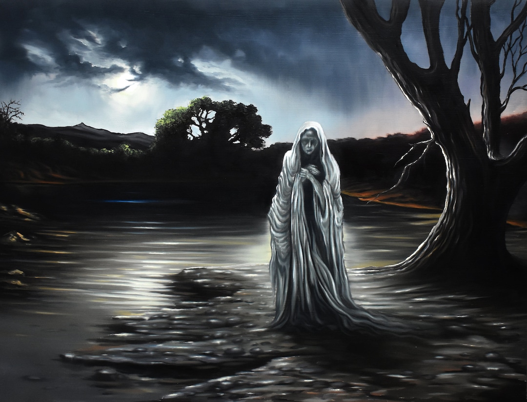 La Llorona Mexican Folklore Oil Painting - Etsy