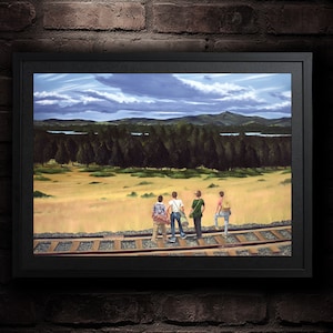 Stand by Me Painting Print, Movie Art Scene - Etsy